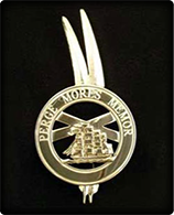 Badges of Rank | Scottish Clan Crest Badges of High Polished Sterling